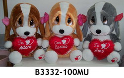B3332100MU - 6850800037997 100cm perro giordano corazon